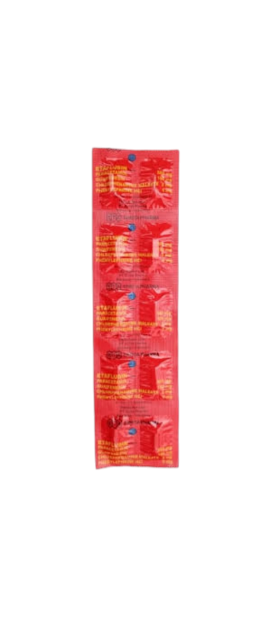 ETAFLUSIN CPT STRIP ISI 10 TABLET (meringankan gejala flu, demam, sakit ...