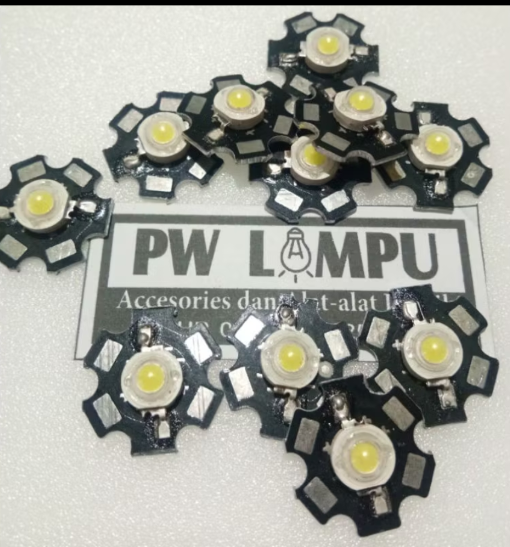 LED HPL 1 dan 3 WATT Putih plus Heatsink | Lazada Indonesia