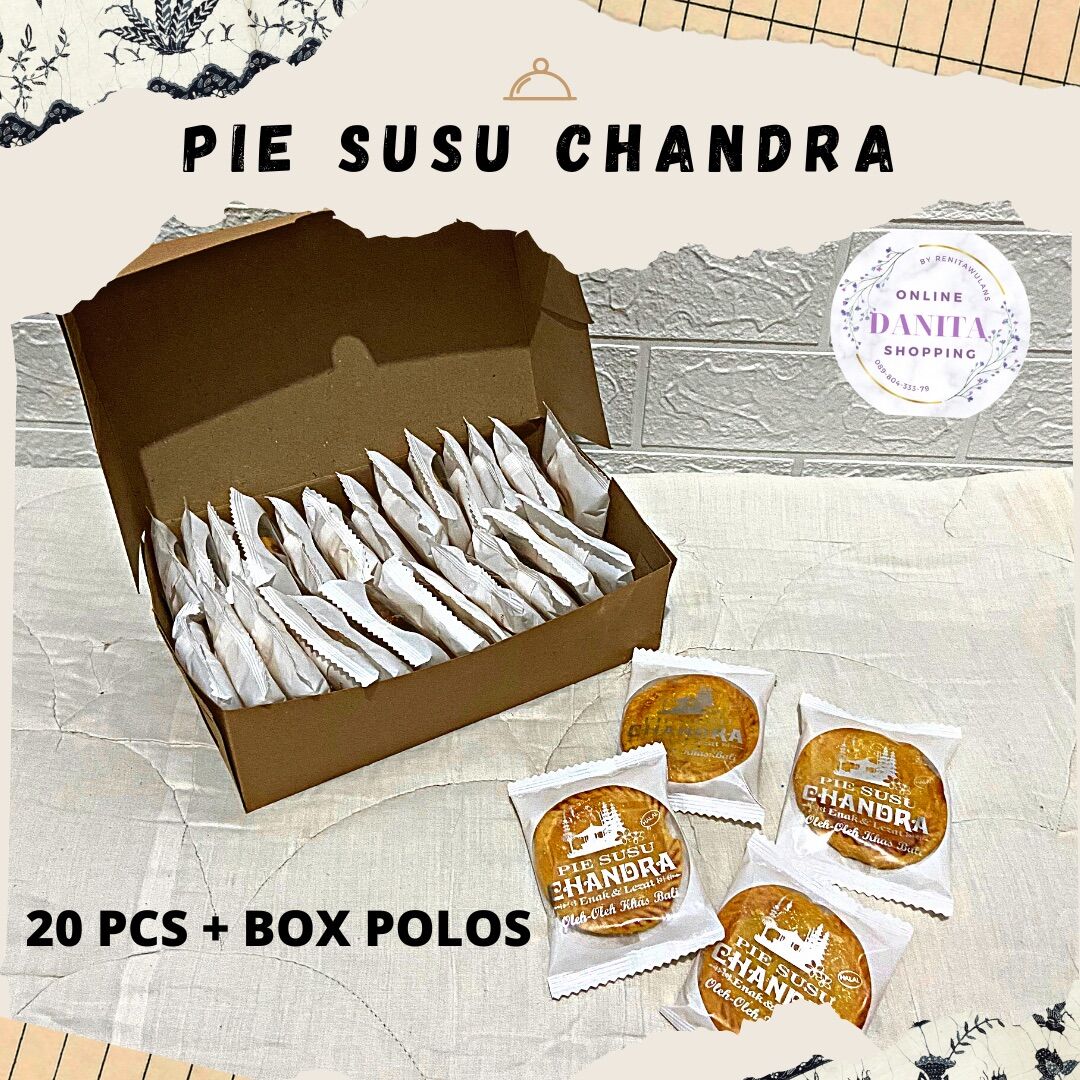 PIE SUSU CHANDRA | 20 PCS | BOX PUTIH | Lazada Indonesia