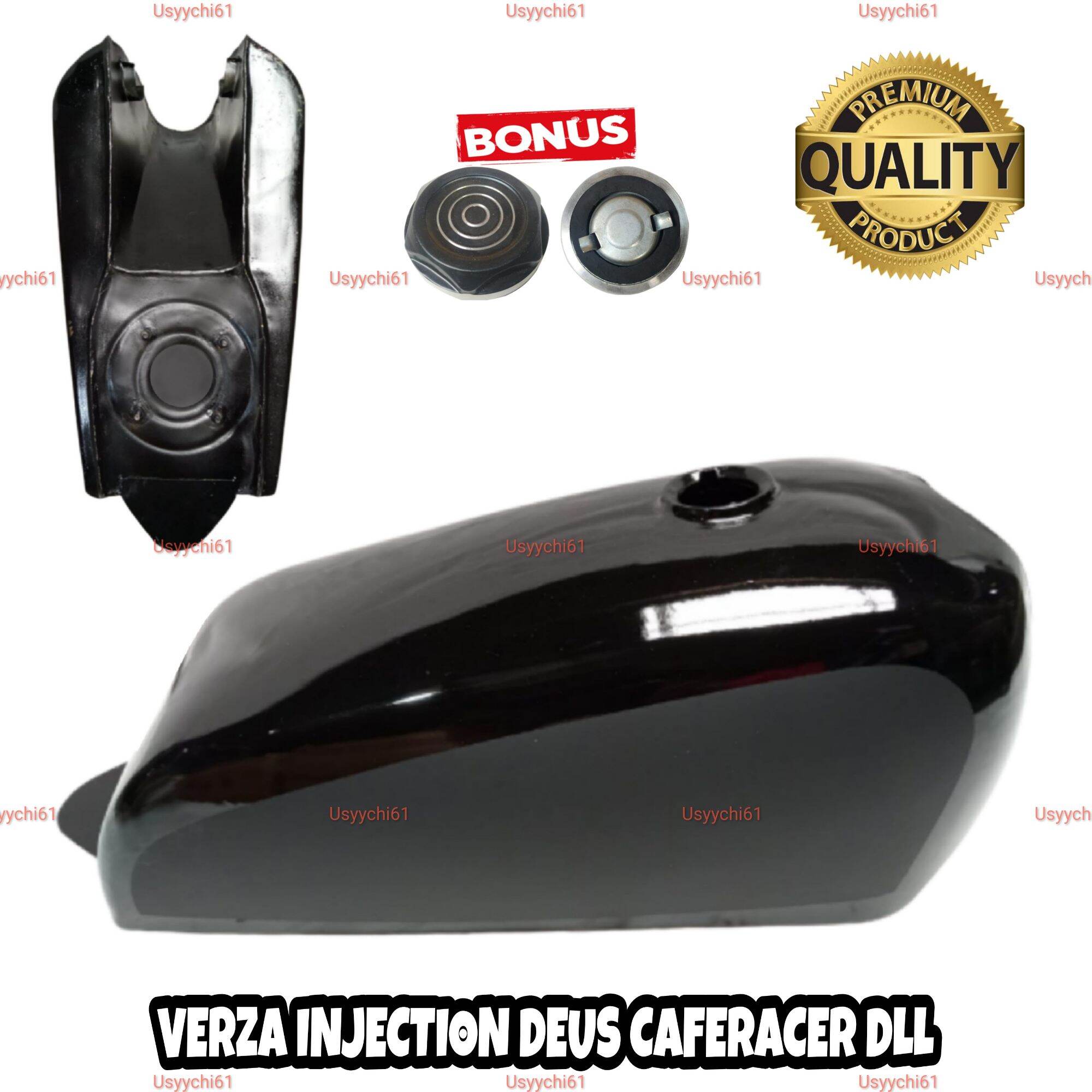 (PROMO DISKON) Tangki Cat VERZA Custom Model Caferacer Deus Fuelpump ...