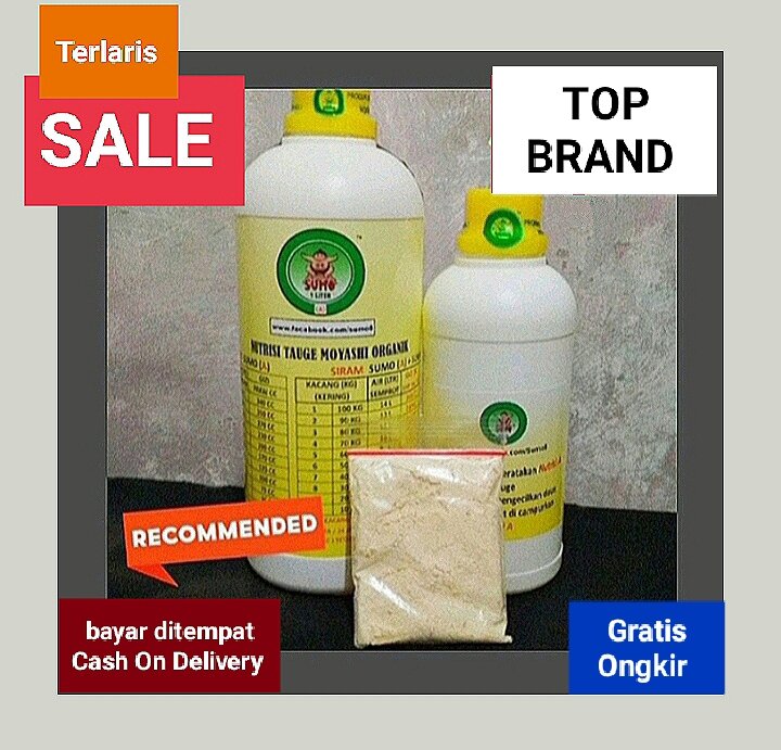 SUMO Cair A+B & Top Kering Tauge ( Penggemuk tauge & anti busuk/basah ...