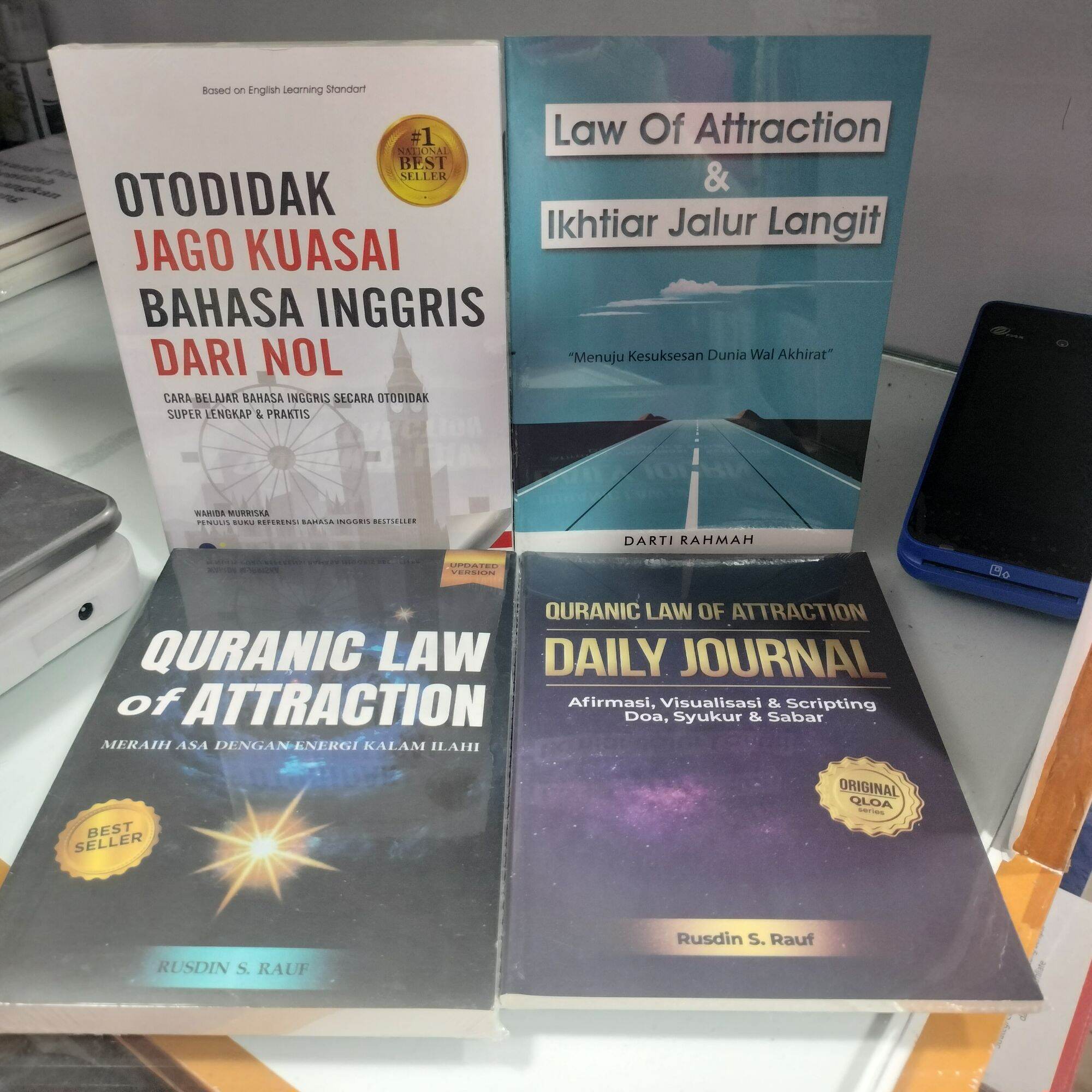 Paket 4 buku otodidak jago kuasai bahasa Inggris dari nol, law ...