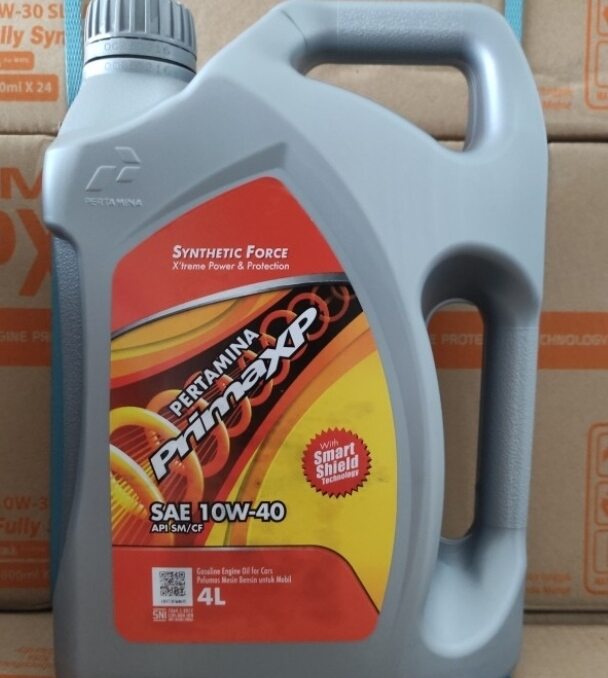 oli mobil PERTAMINA PRIMA XP 10W/40 API SM/CF (4L) original | Lazada ...