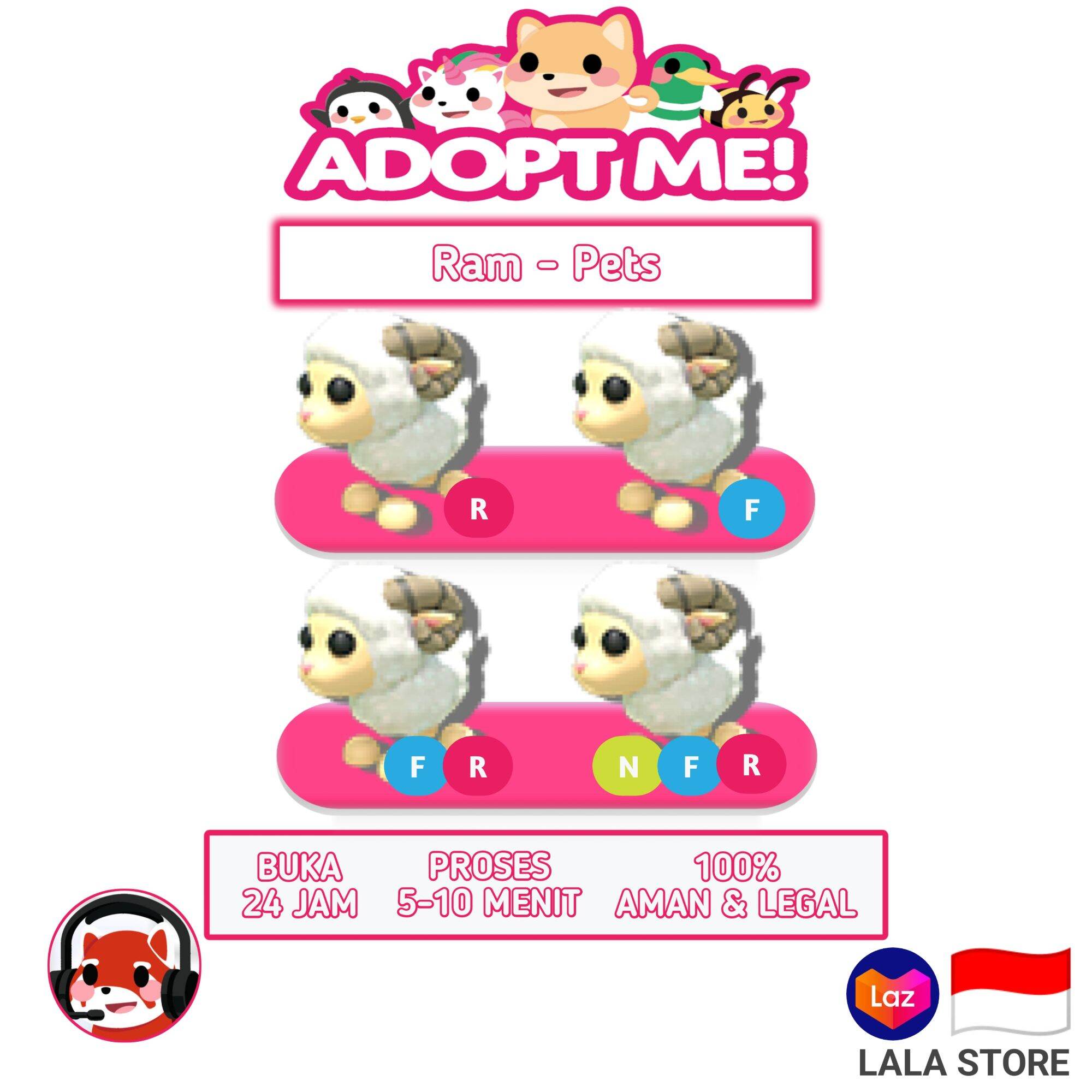 Adopt Me - Ram - Roblox | Lazada Indonesia