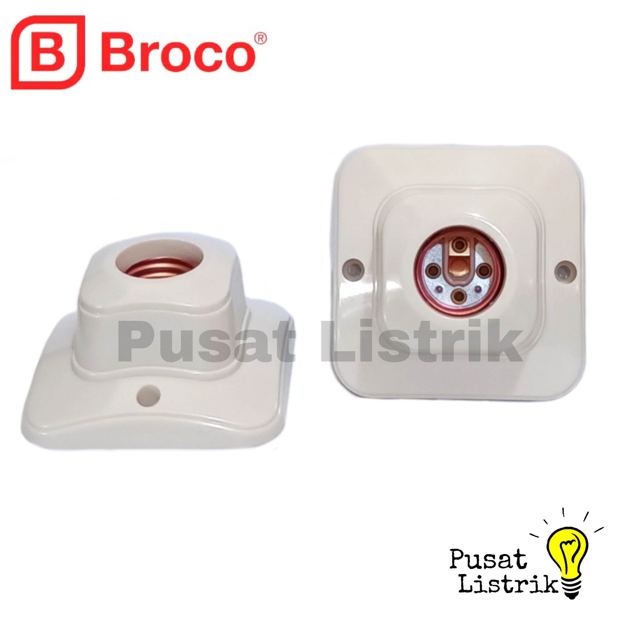 Fitting Plafon Oval Cream Broco 1211 Rumah Lampu Oval Broco | Lazada ...