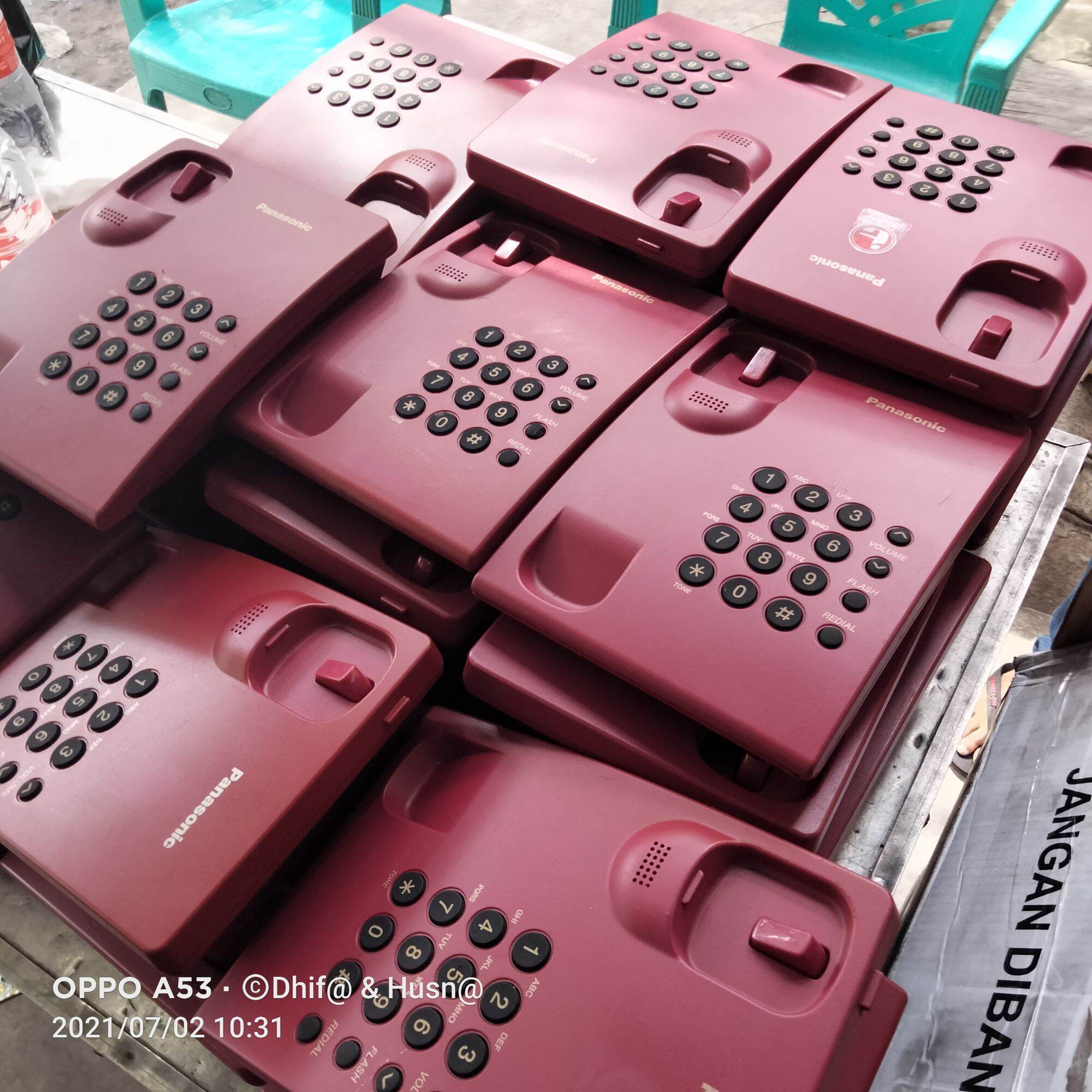 PESAWAT TELEPON RUMAH INDIHOME PANASONIC KX-TS505 SECOND | Lazada Indonesia