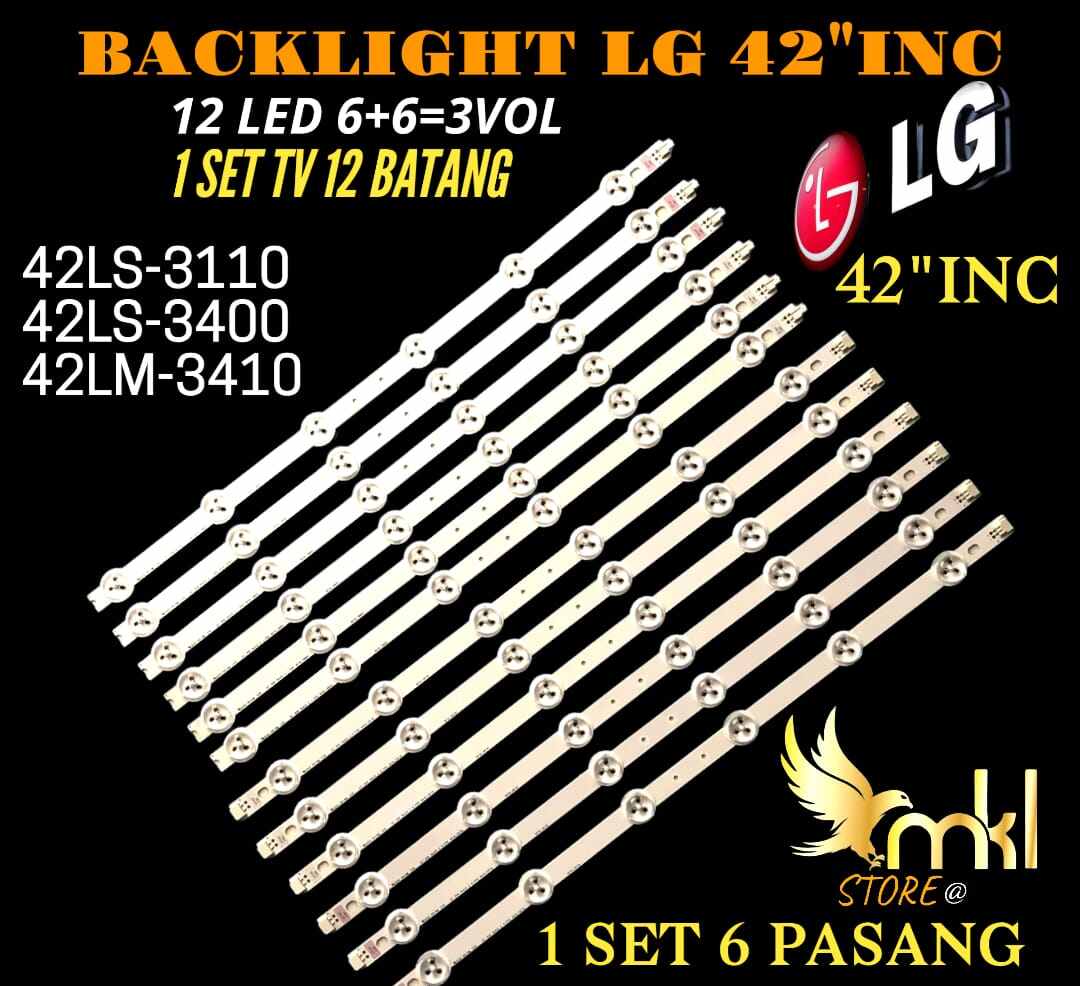 BACKLIGHT TVLED LG 42LS3110-42LS3400-42LM3410 | Lazada Indonesia