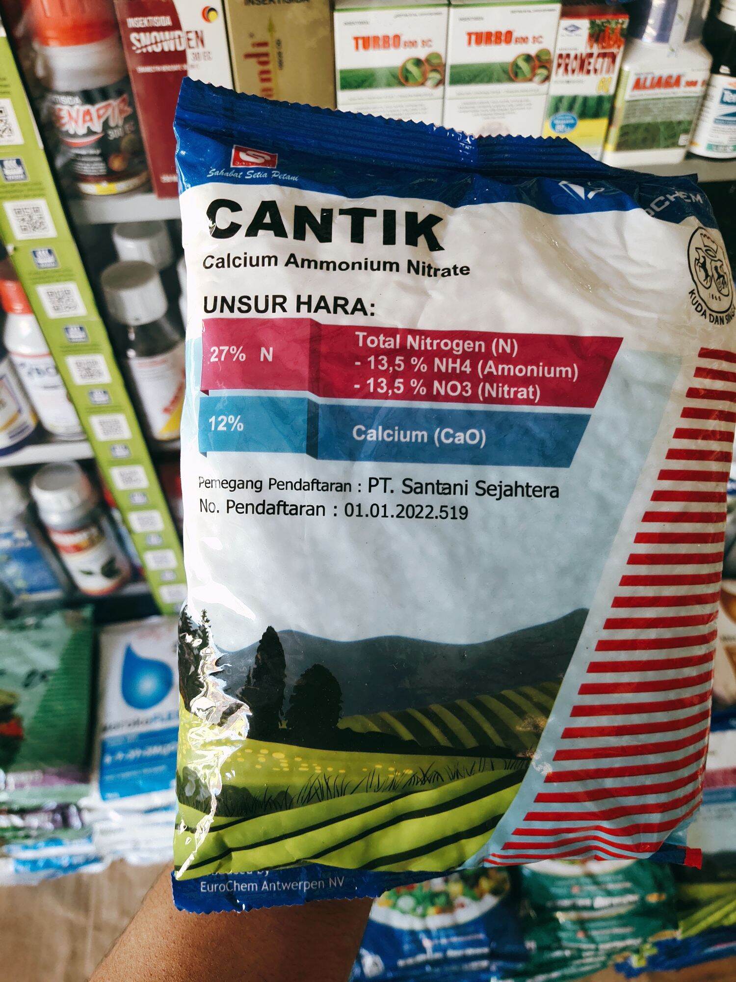 PUPUK CANTIK N 27% Ca 12 ORIGINAL 1KG | Lazada Indonesia