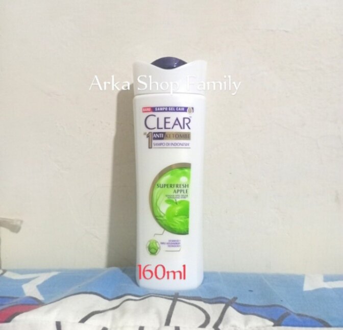 CLEAR Shampoo Superfresh Apple Apel 160ml | Lazada Indonesia