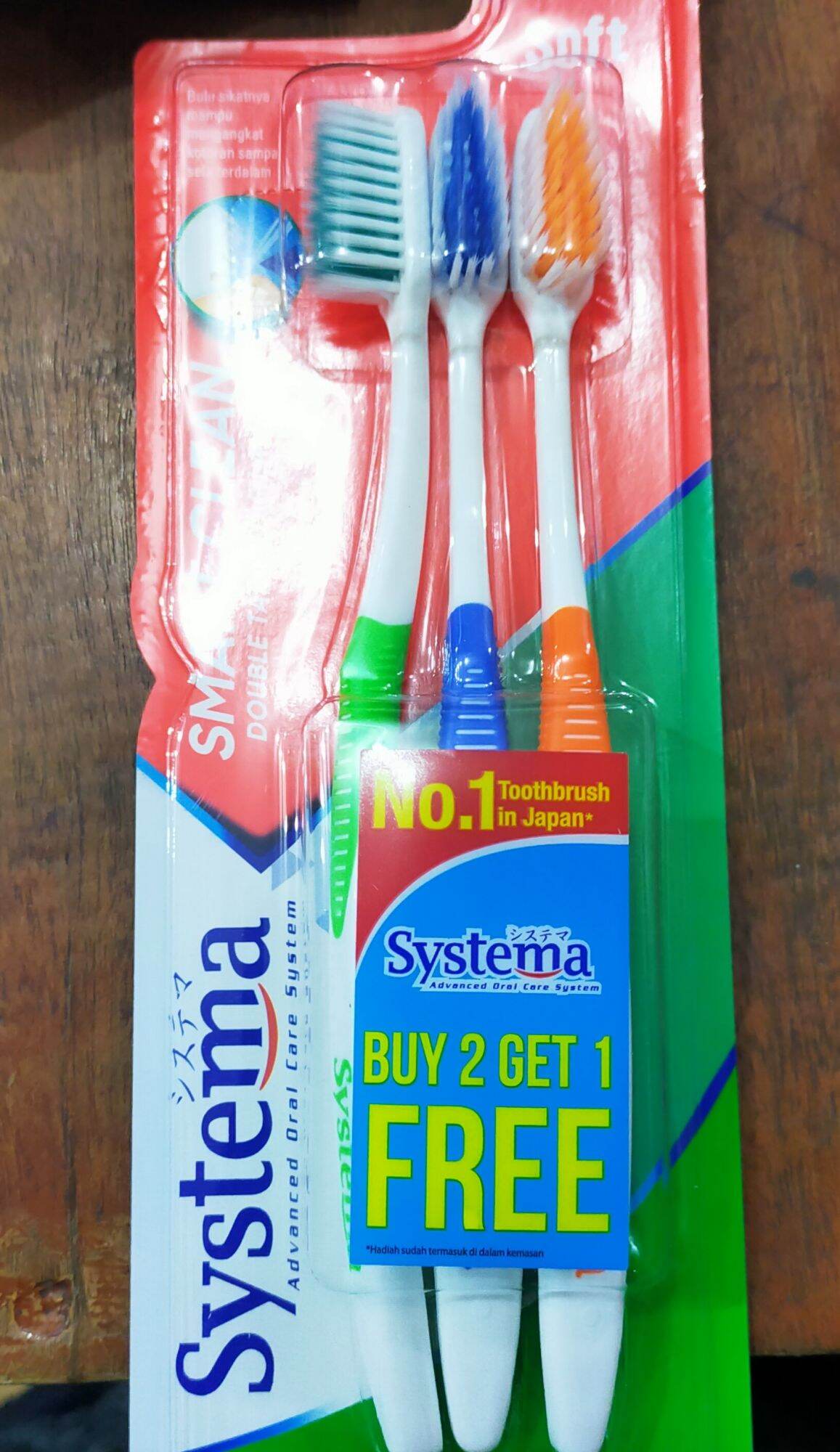 systema sikat gigi isi 3 smart clean soft | Lazada Indonesia