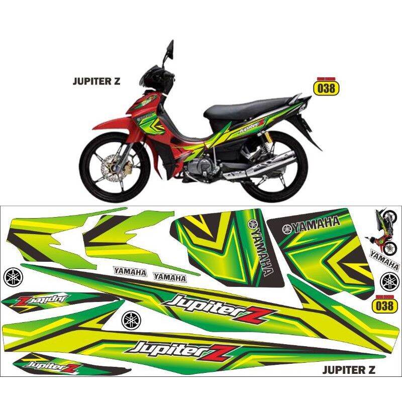 [COD]striping sticker motor Yamaha Jupiter z animasi Doraemon/decal ...