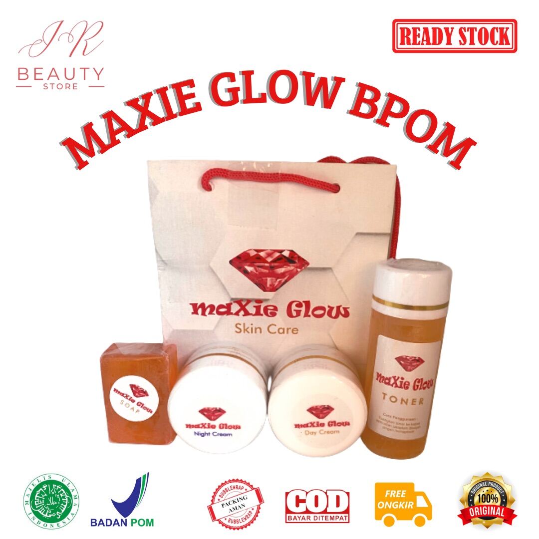 MAXIE GLOW SKINCARE PAKET WAJAH TERBARU AMPUH UNTUK FLEK BPOM ORIGINAL ...