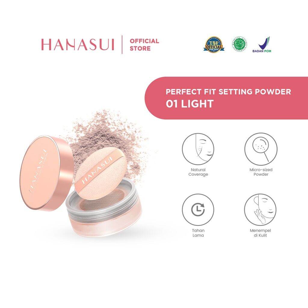 Hanasui Perfect Fit Setting Powder Shade Light | Medium | Natural ...