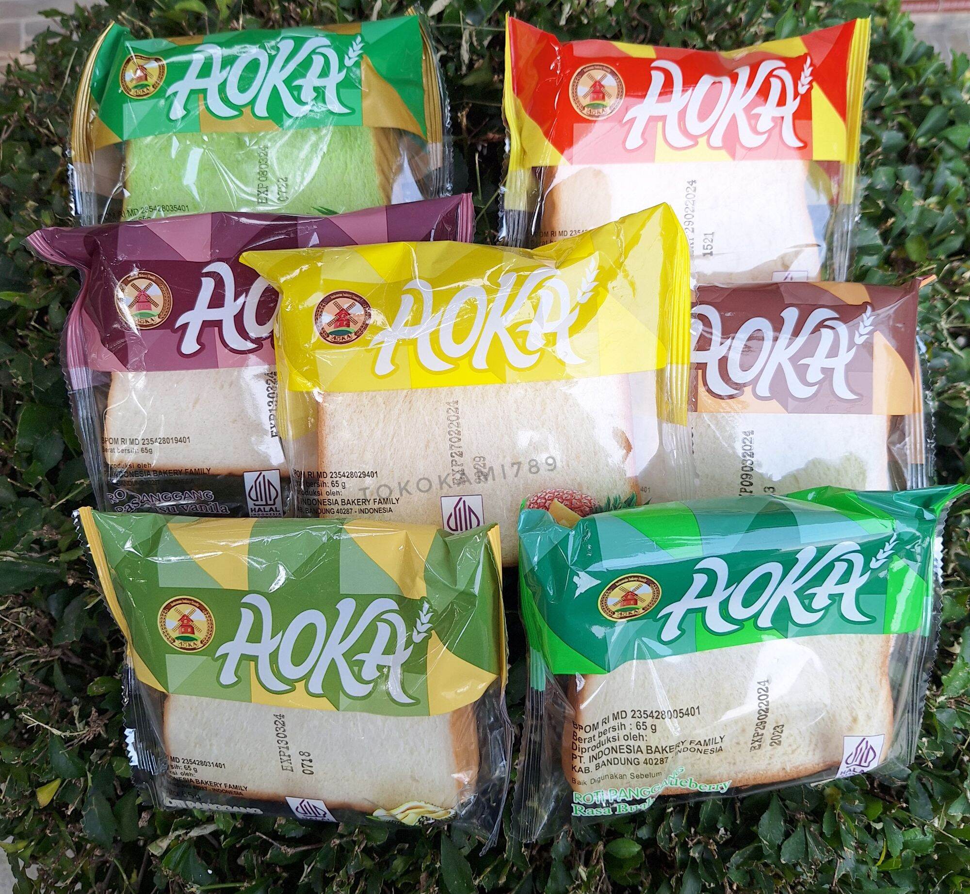 aoka roti panggang dan gulung lembut 65gr | Lazada Indonesia