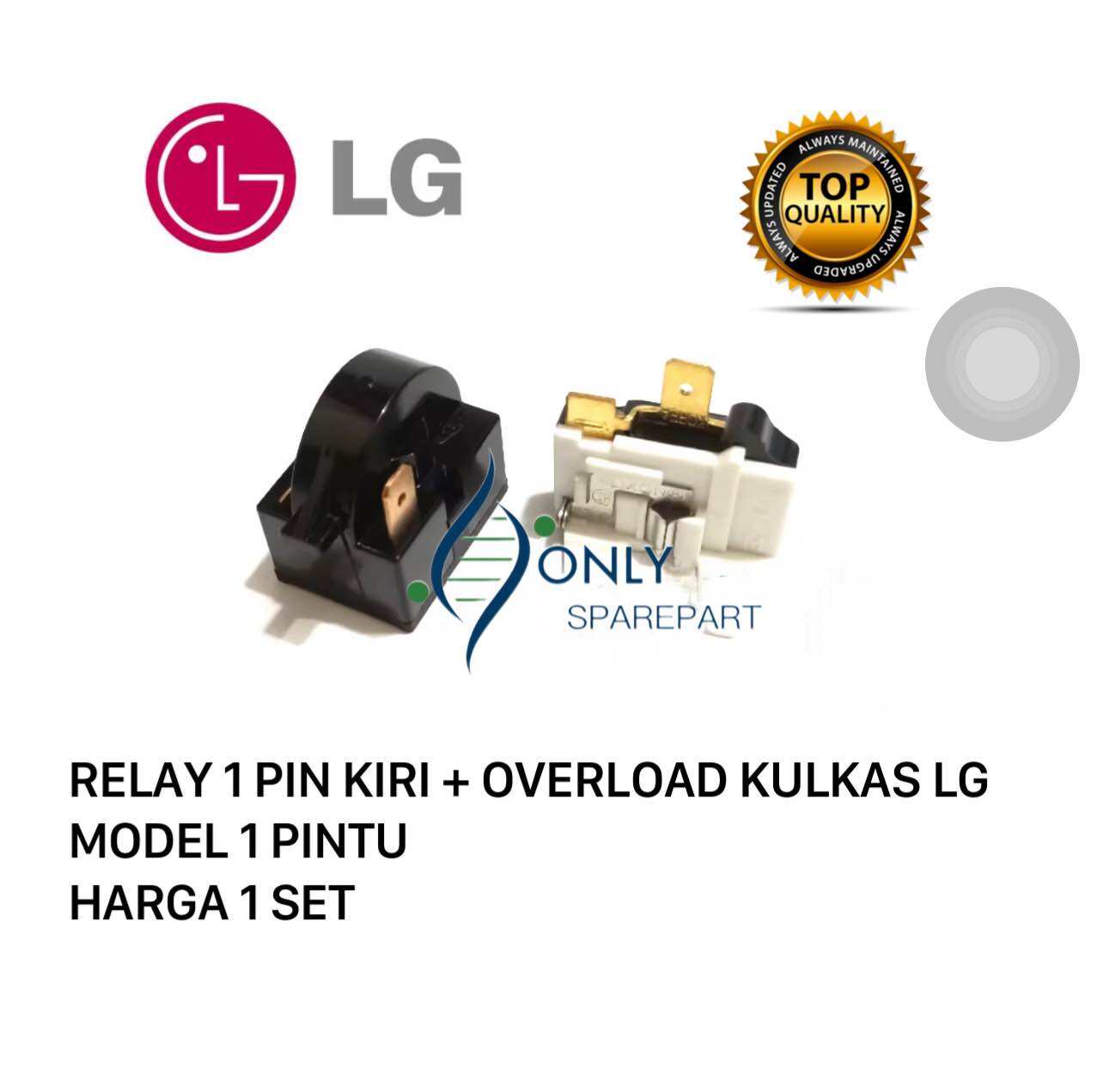 RELAY PTC OVERLOAD KULKAS LG 1 PINTU / RELAY KULKAS LG SATU PINTU | Lazada Indonesia