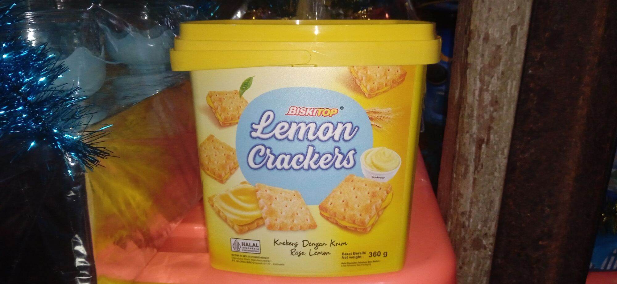Biskitop Biskuit Lemon Crackers Cookies 360g | Lazada Indonesia