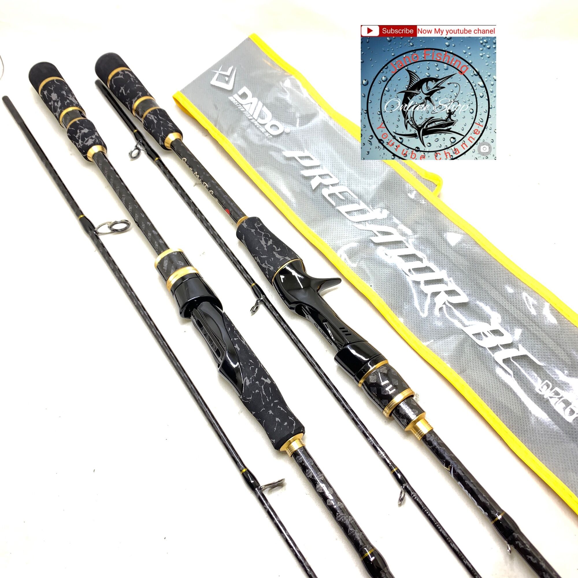 Joran Daido Predator Spinning/BC 602/198 Carbon hollow | Lazada Indonesia
