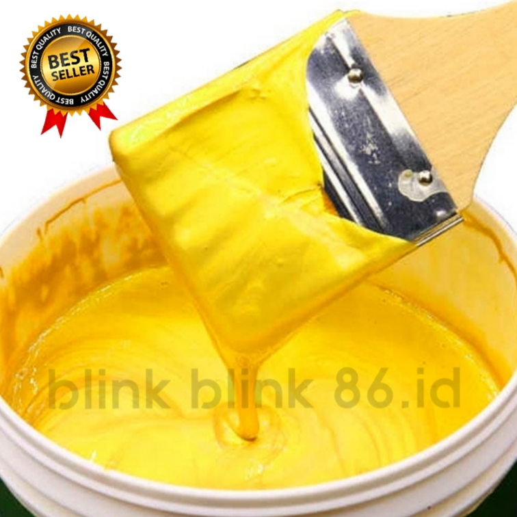 BELAZO CAT METALLIC GOLD Warna Emas Solid Cat Tembok Kayu Besi dll ...