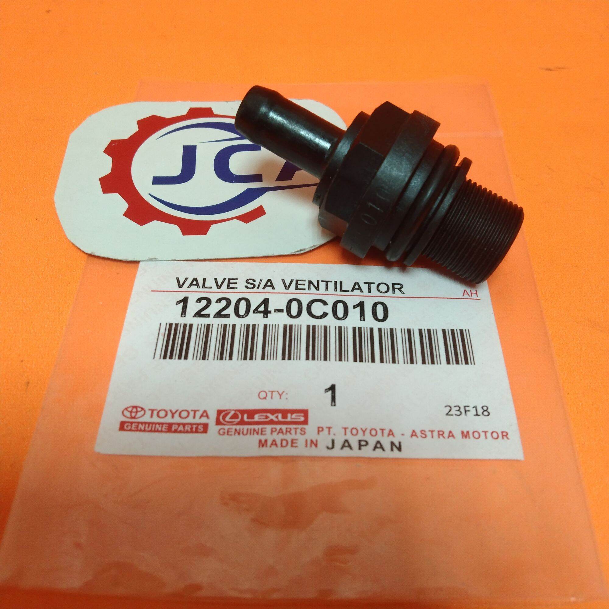 VALVE PVC PCV VENTILASI VENTILATOR INNOVA REBORN FORTUNER HILUX INNOVA ...