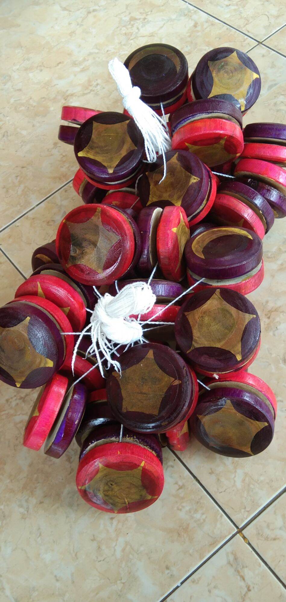 ( TERMURAH ) permainan tradisional YOYO ukuran JUMBO 1 iket 20 pcs ...