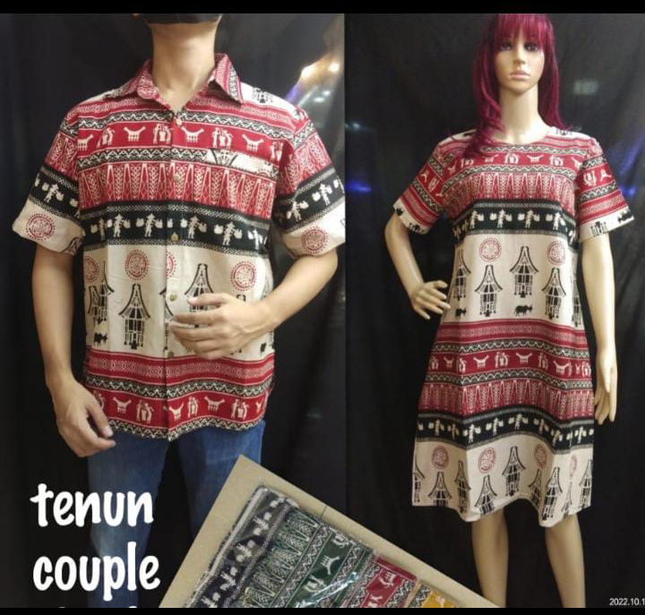 Dress Batik Couple , Kemeja batik Couple, Baju Pasangan, Dress tenun ...