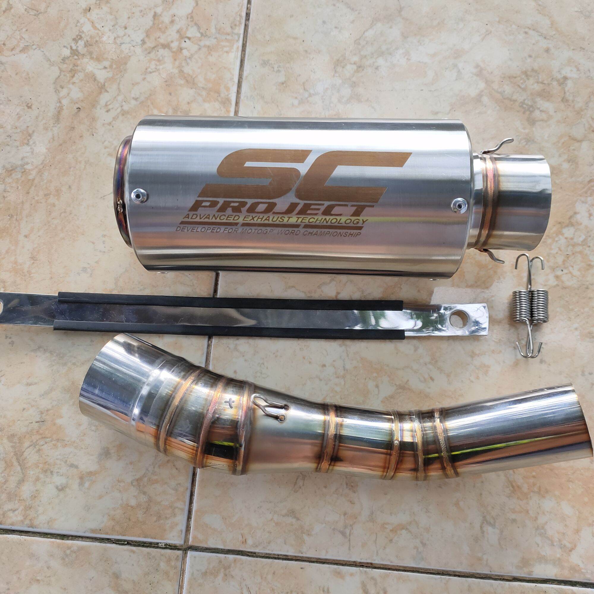 KNALPOT RACING SC PROJECT TITAN PLUS SLIP ON CBR150R FACELIFT NEW ...