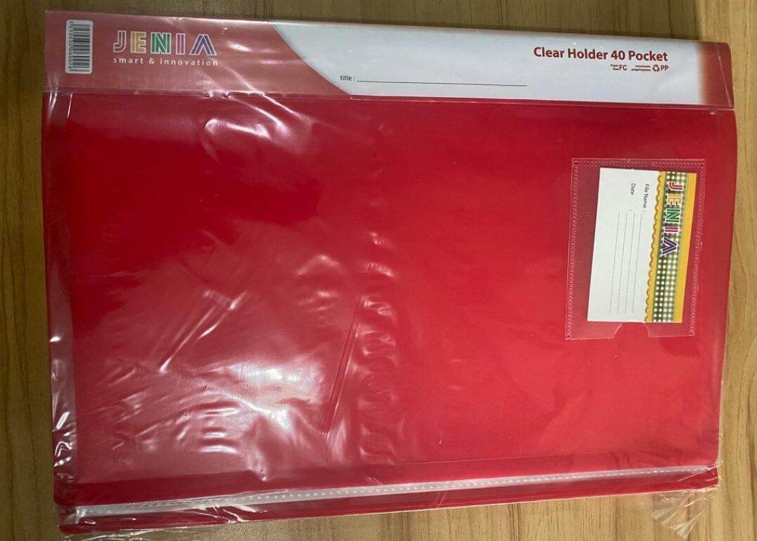 MAP MURAH || MAP CLEAR HOLDER FOLIO 20 POCKET | Lazada Indonesia