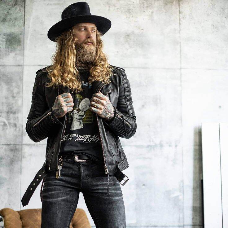 JAKET KULIT PRIA ROCKER KEREN TERBARU/JAKET KULIT DOMBA /JAKET KULIT ...