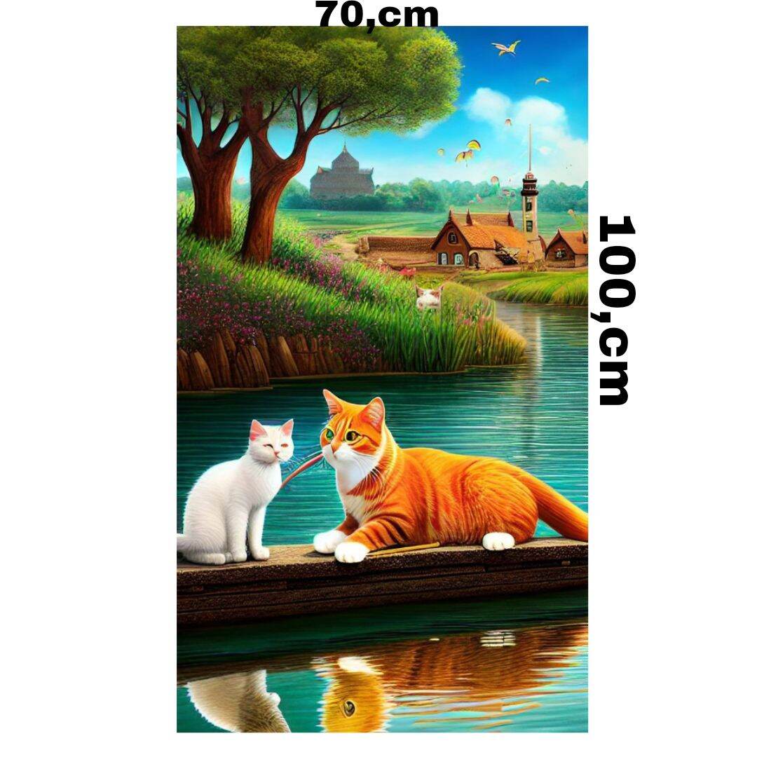 poster cetak kucing 01 tanpa bingkai bisa bayar di tempat, cod | Lazada ...