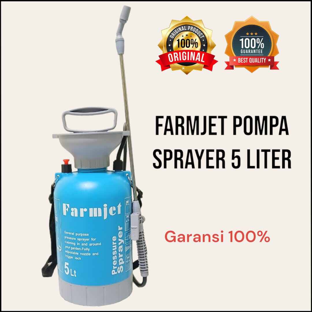 POMPA SPRAYER FARMJET 5 LITER PERTANIAN （606） | Lazada Indonesia