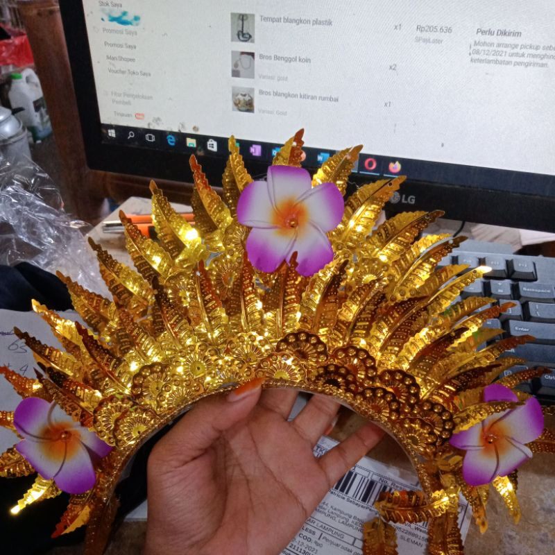 Mahkota bali kamboja | Lazada Indonesia