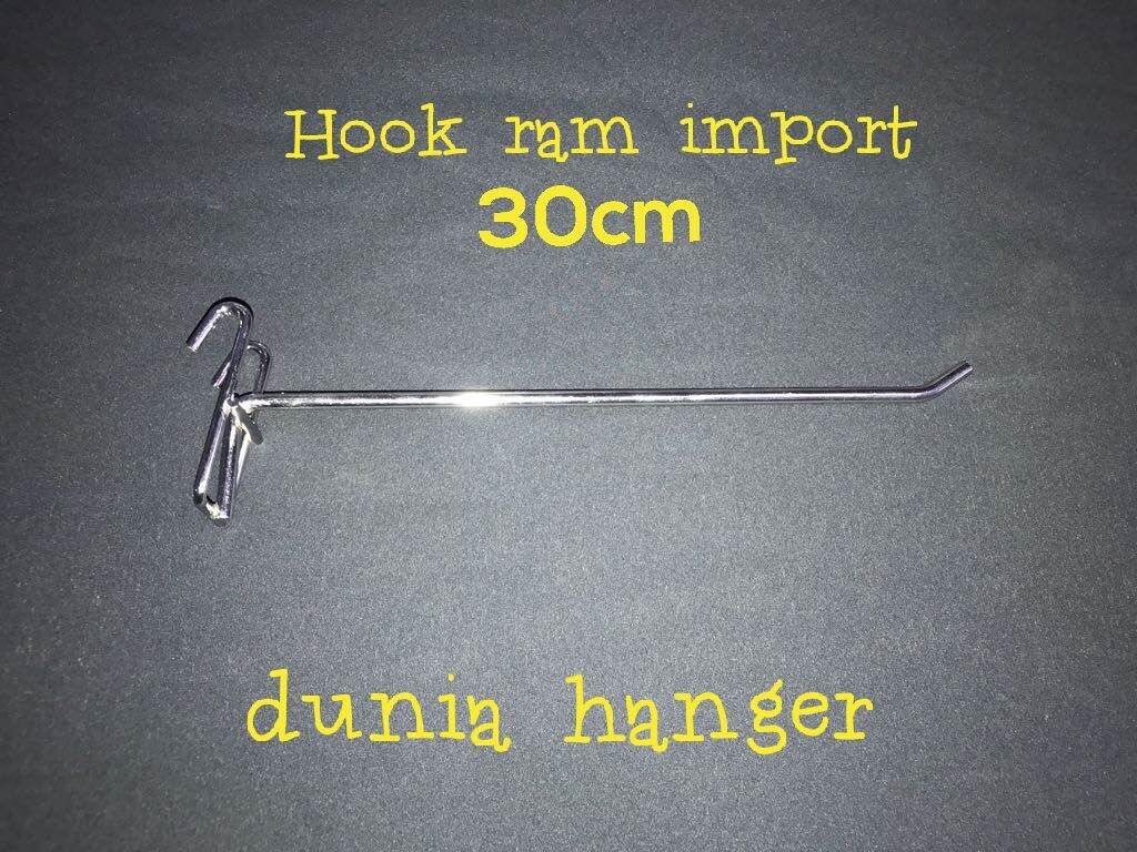 single hook RAM besi cantolan ram 30cm impor | Lazada Indonesia