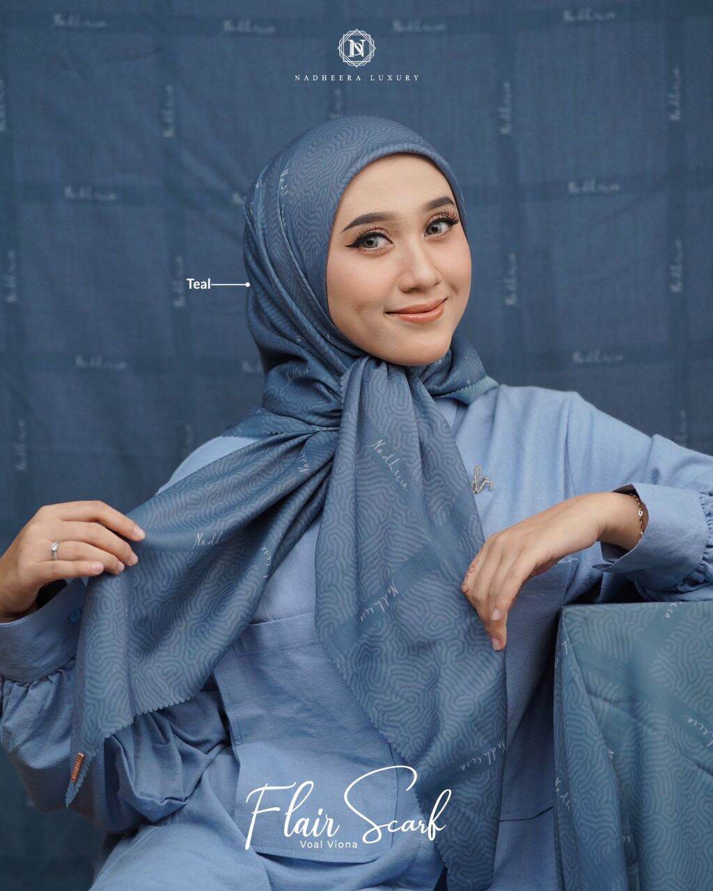 FLAIR SCARF BY NADHEERA LUXURY || AINA.STORE | Lazada Indonesia