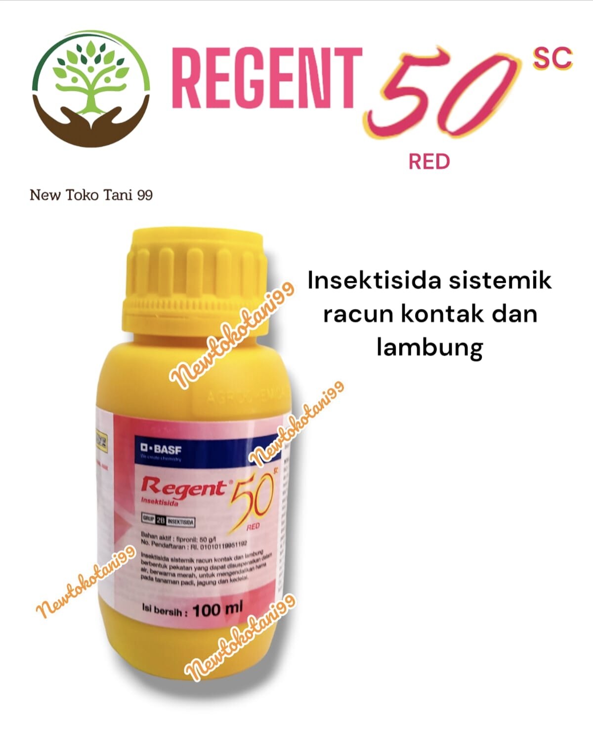 ( 100 ml ) Racun hama semut rayap REGENT 50 sc 100 ml REGENT RED ...